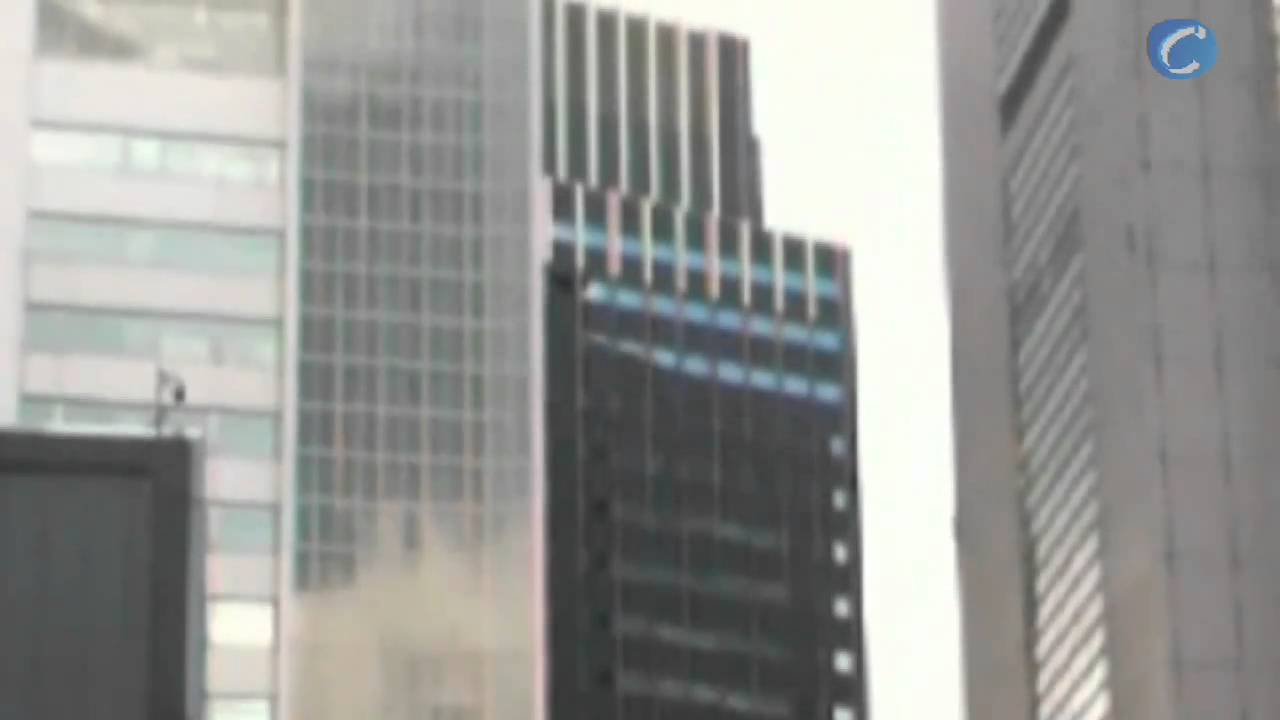 Skyscrapers swaying during earthquake - YouTube