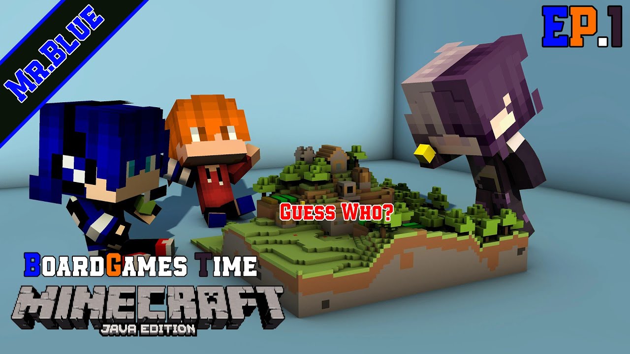 [Mr.Blue] Minecraft BoardGames Time (Guess Who?) สองใครดีกว่ากัน Ft ...