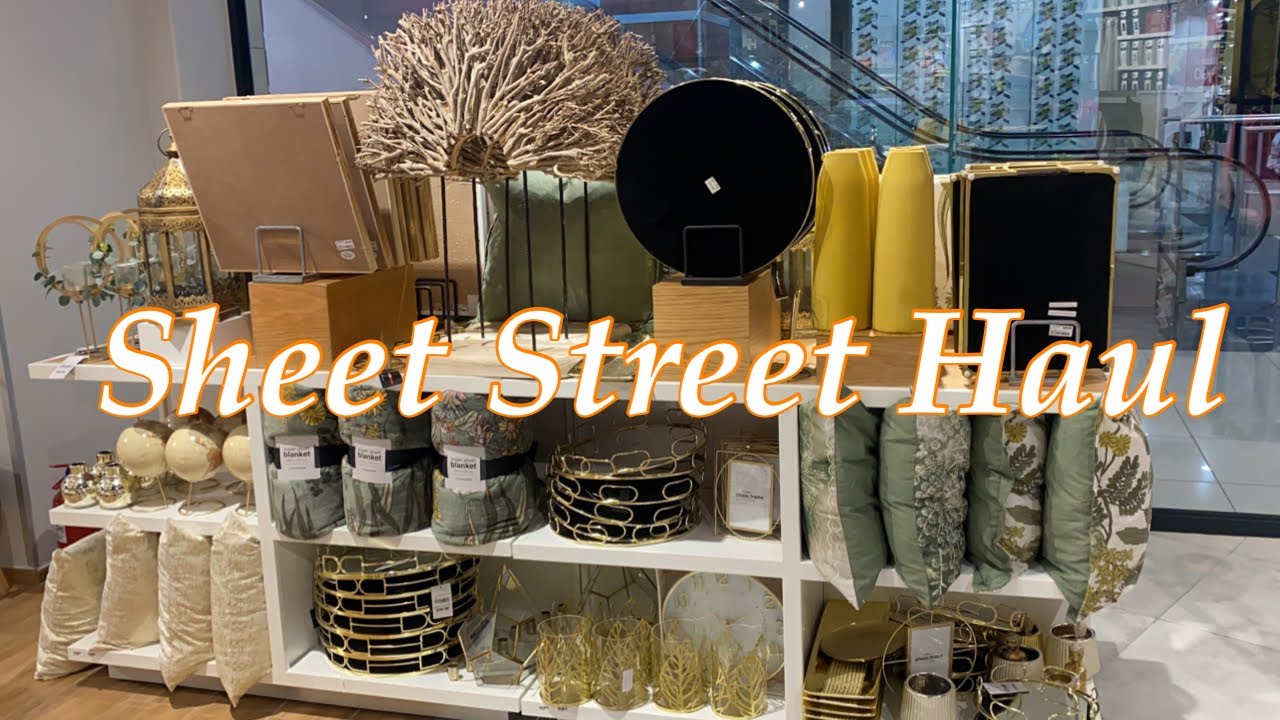 What’s new at SHEET STREET | Haul | New decor | Affordable items ...