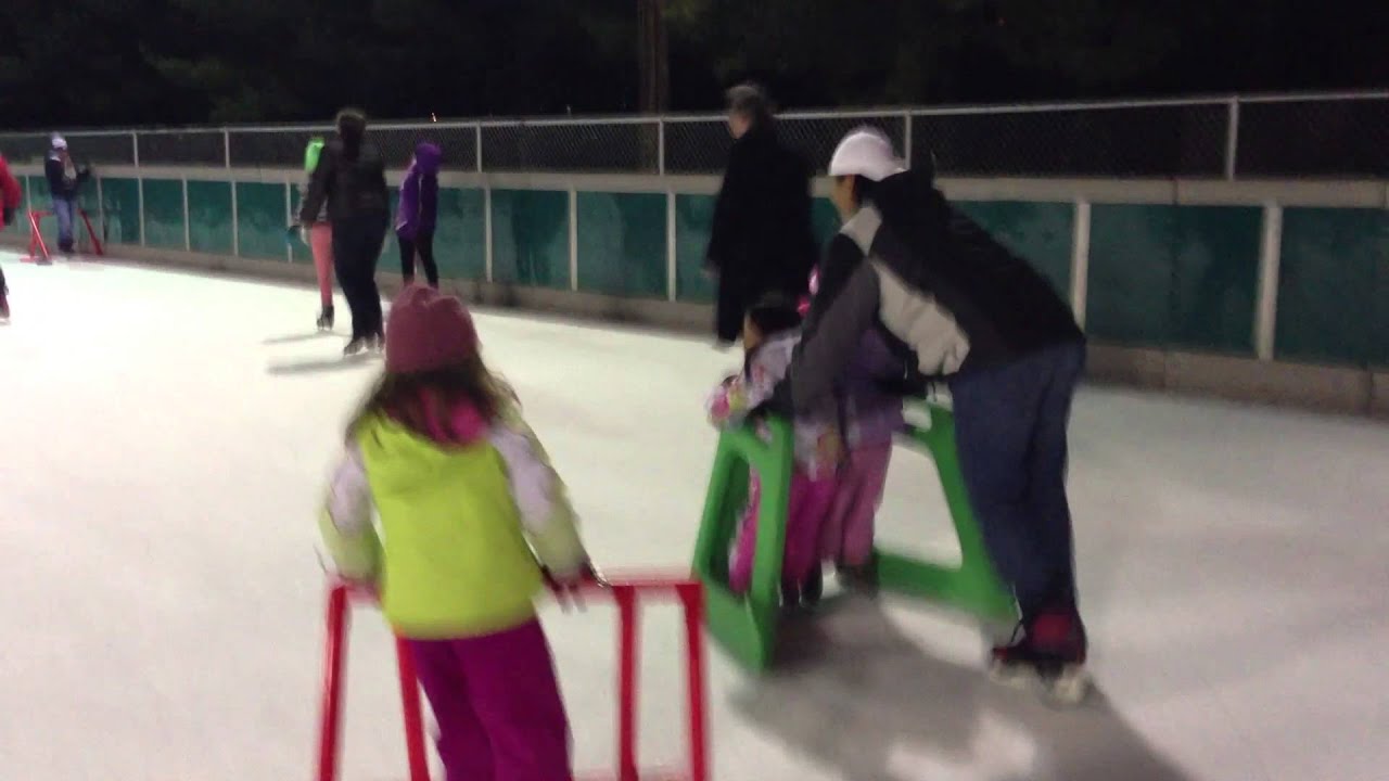 Ice Skating in Schenley Park - YouTube