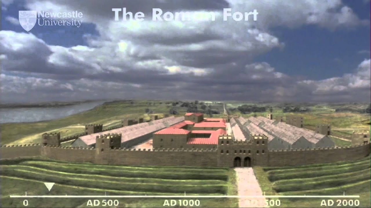 How did the Roman site of Segedunum, Wallsend, transform the landscape ...