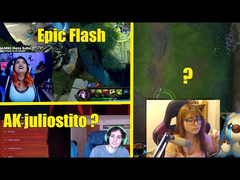 AK JULIOSTITO ? || Insultan a PAULAEAL || Latam lol stream #1 mejores Clips/Momentos