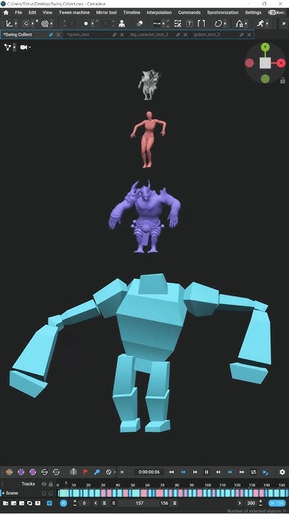 Animation Retargeting in #Cascadeur (Upcoming) #3danimation #gamedev ...