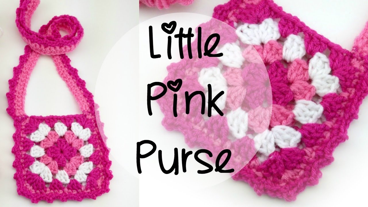 How To Crochet the Little Pink Purse, Episode 373 - YouTube