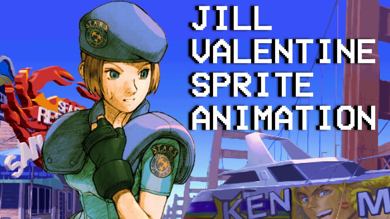 [Sprite Animation] Jill Valentine vs Sandbag - YouTube