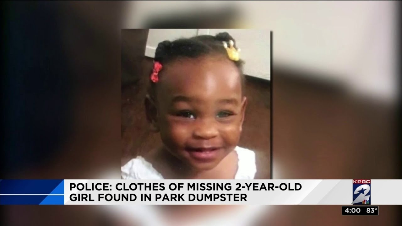 Clothes Of Missing 2 Year Old Girl Found In Park Dumpster Youtube