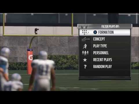 MADDEN 17: DETROIT LIONS ll PISTOL STRONG ll HB OFF TACKLE - YouTube