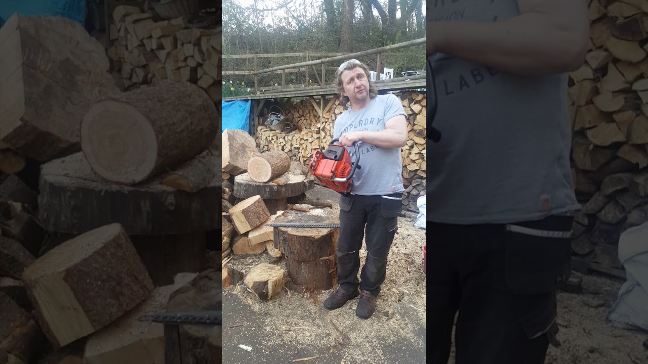 Dolmar 122 Vintage 61cc Chainsaw. Last run before sending to new owner ...