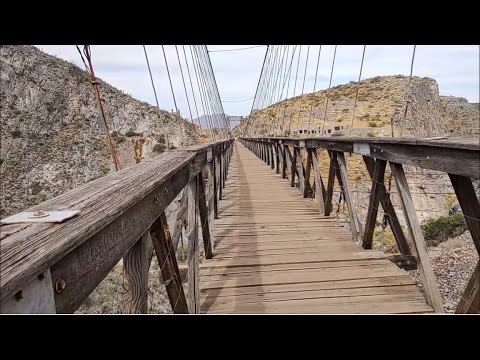 Puente Colgante de la Mina Ojuela en Mapimi, Durango. - YouTube