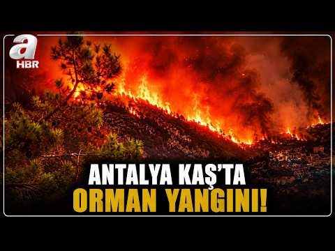 Antalya'da orman yangını! 3 uçak 6 helikopterle müdahale | A Haber