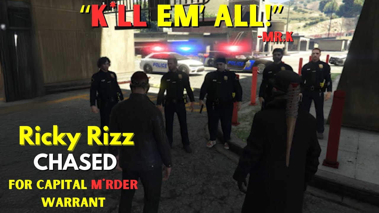 Ricky Rizz is CONFRONTED for CAPITAL M*RDER WARRANT... #gtarp ...