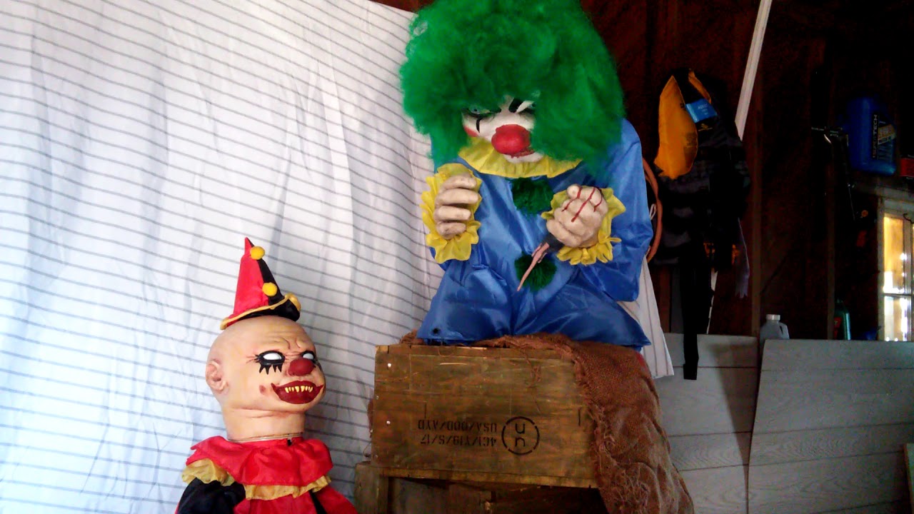 Halloween Animated Bite Sized Clown - YouTube