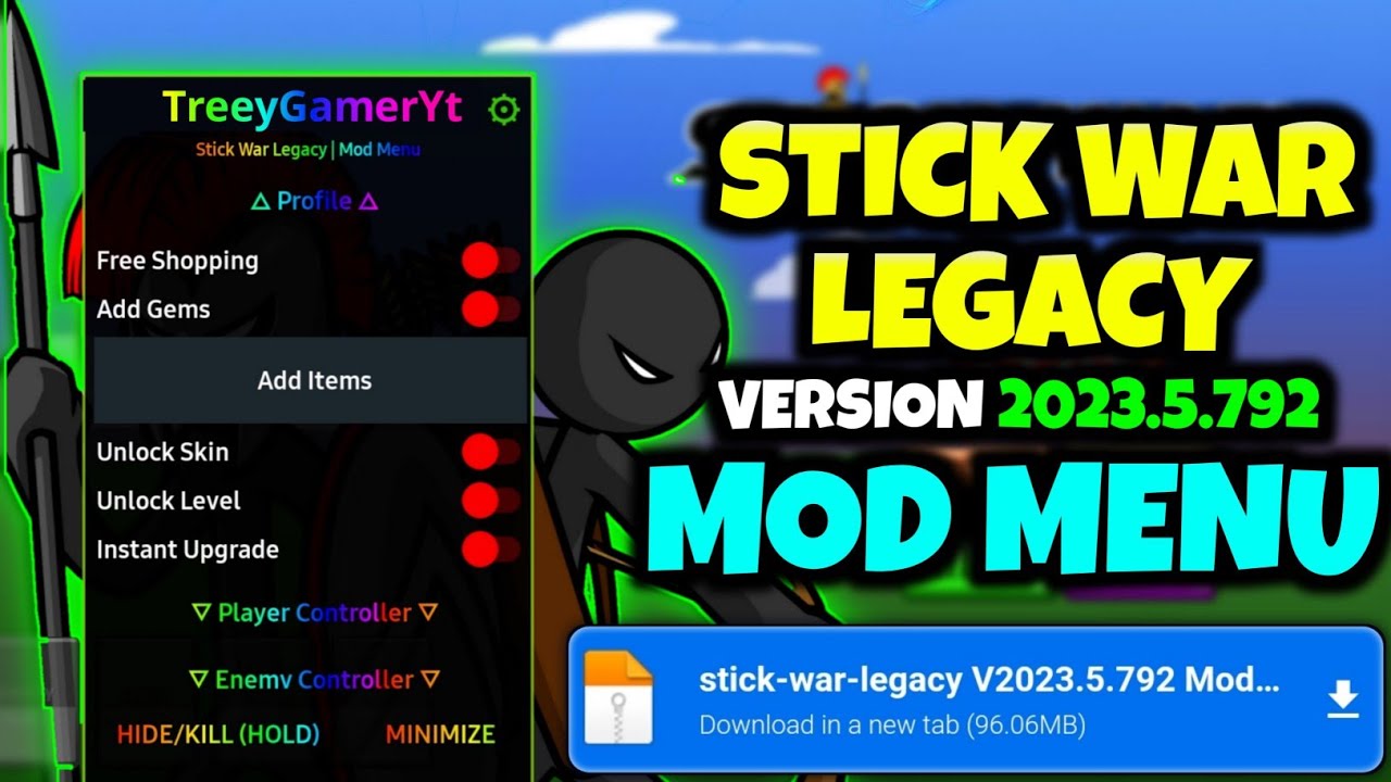 Stick War Legacy MOD MENU 2023.5.792 🌱|| Download Now Latest Version ...