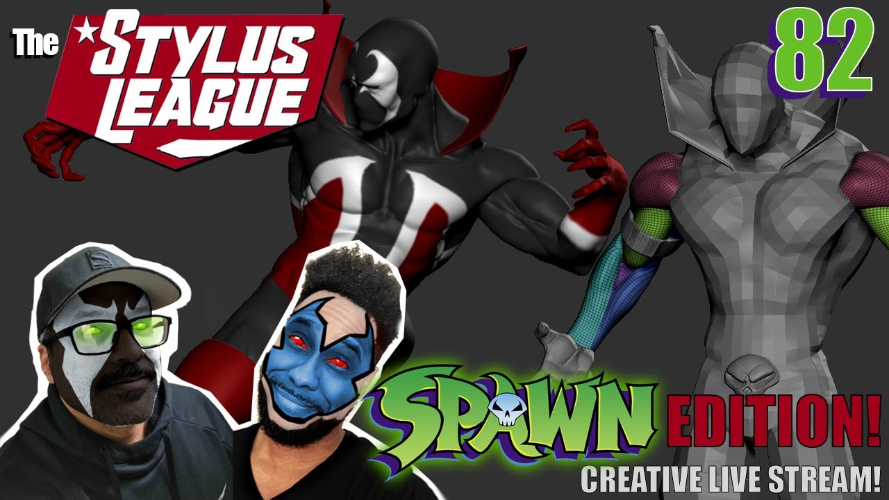 Blocks to Spawn, zbrush 3D Models With Raphael Phillips - Stylus League Creative Live Stream ep ...