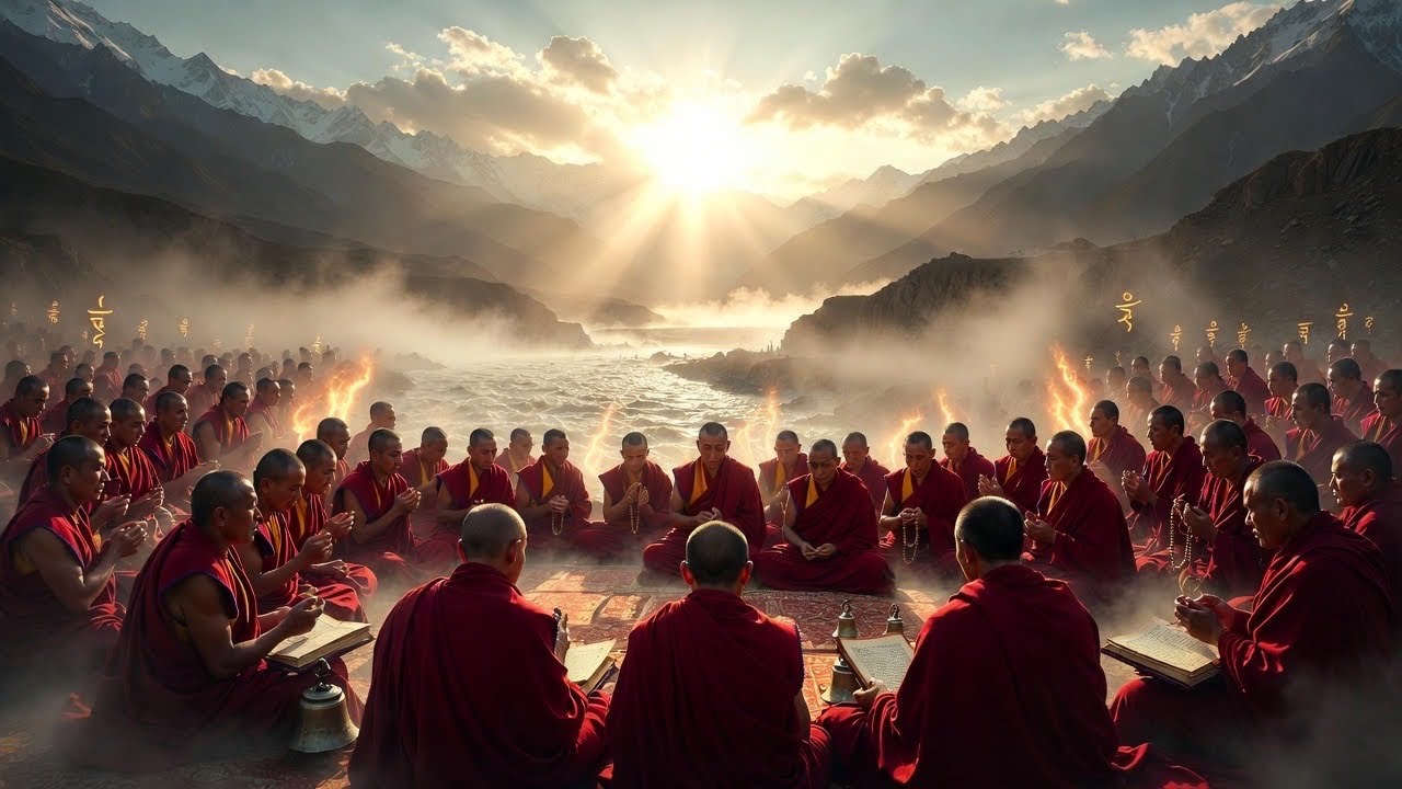 Tibetan Monks Chanting Scriptures | Spiritual Healing in Yarlung ...