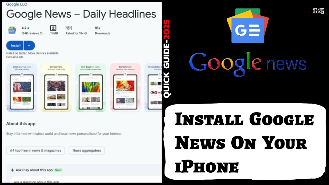 How to Install Google News App on iPhone (Step-by-Step 2025)? - YouTube