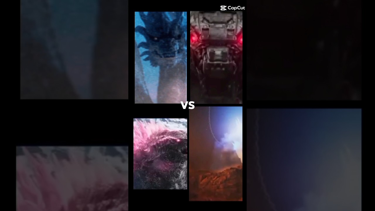 KING GIDHORAH VS MECHAGODZILLA VS GODZILLA VS SHIMO #godzilla #shimo # ...