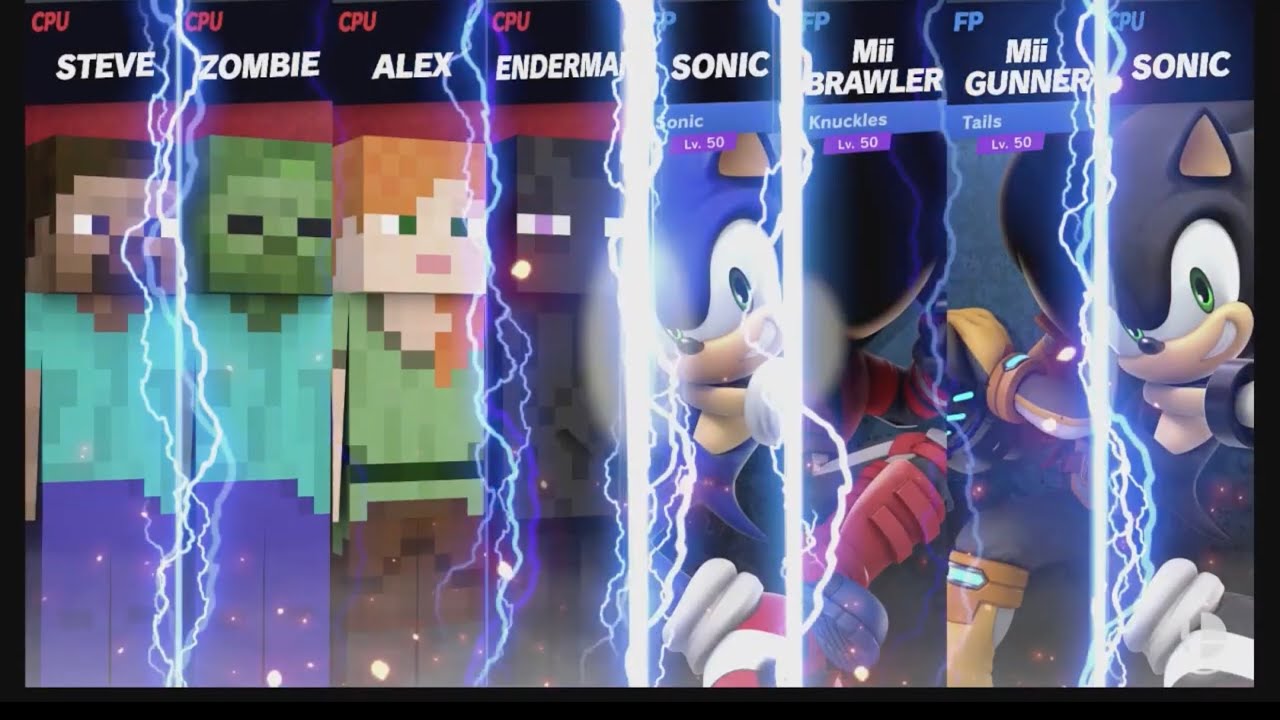 Super Smash Bros Ultimate Amiibo Fights – Steve & Co #137 Minecraft vs ...