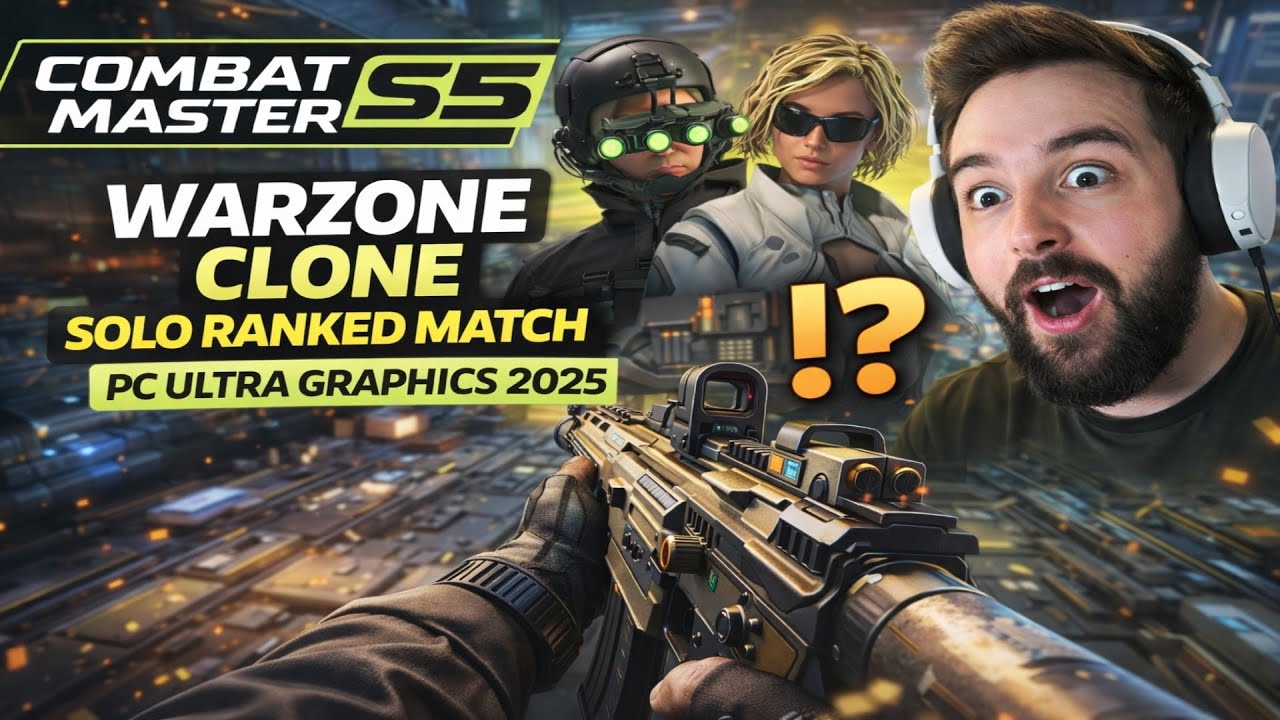 Combat Master Ranked Match PC 🔥 Warzone-Style FPS | Ultra Graphics ...