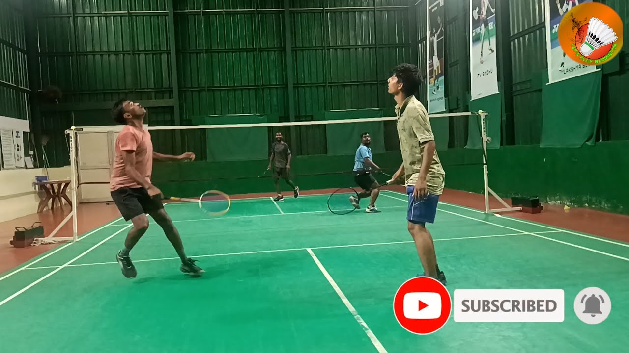 Badminton Double"s Match |Badminton Funny video| Andaman Badminton - YouTube