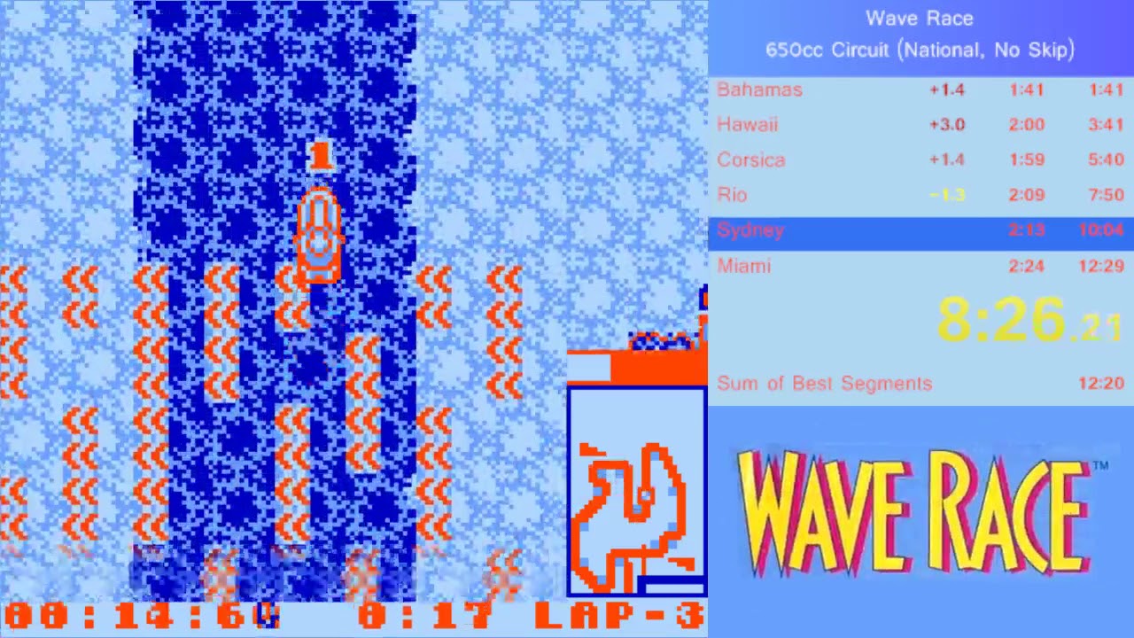 Wave Race (GameBoy) - 650cc National Circuit (12:28) - YouTube