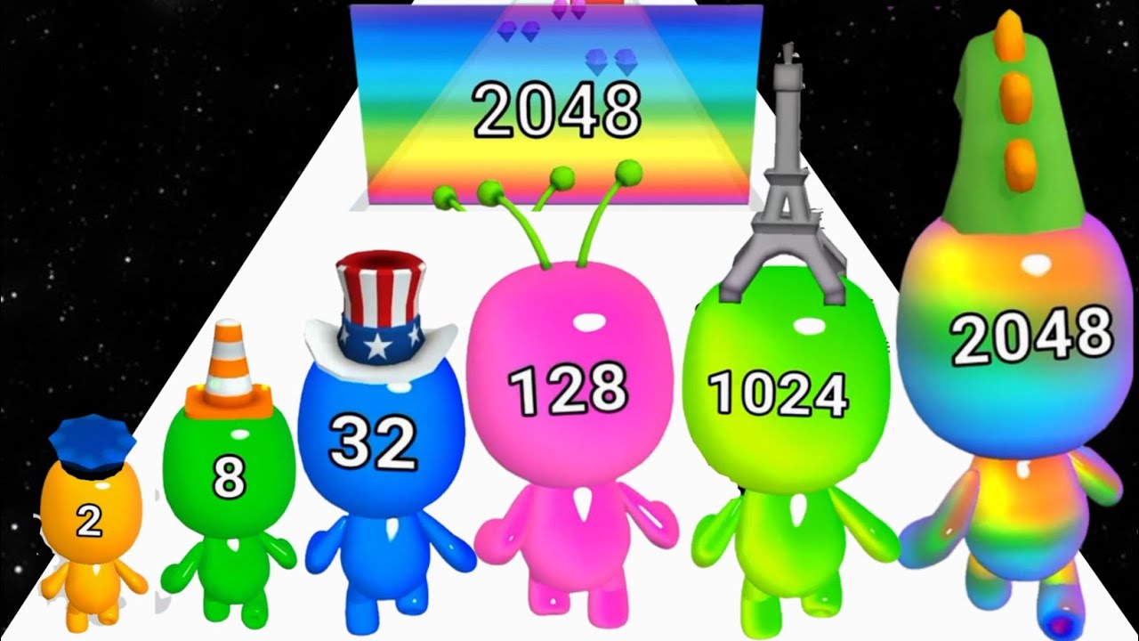 Man Runner 2048 - All Level Gameplay (Freepya, New Update) Math Games ...