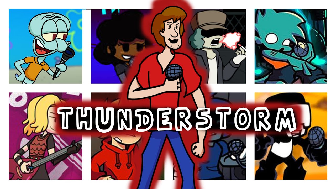 FNF Thunderstorm - But Everyone Is Solving A Mystery | SKEEECH - YouTube