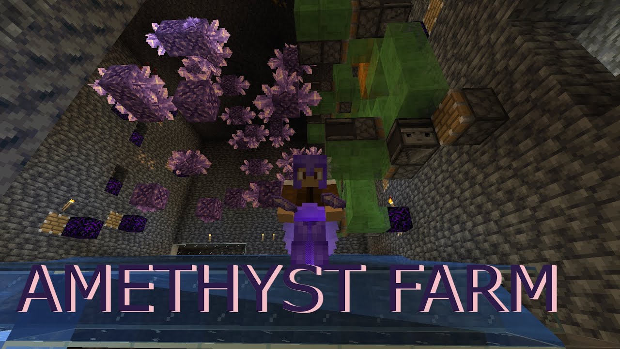 Survival Minecraft 34: Amethyst Farm - YouTube