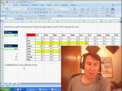 Mr Excel & excelisfun Trick 34: Dynamic Range for Adding Three Methods - YouTube