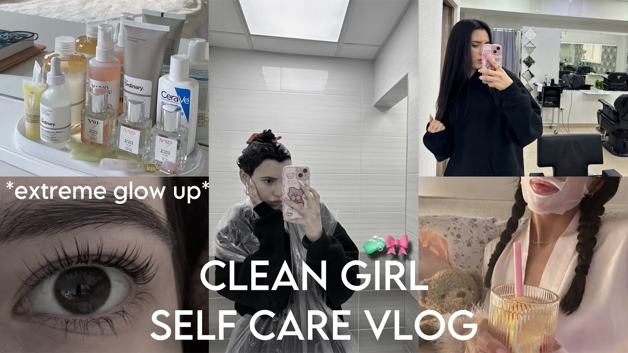 Clean Girl SELF CARE VLOG🧼 | extreme glow up before new year - YouTube