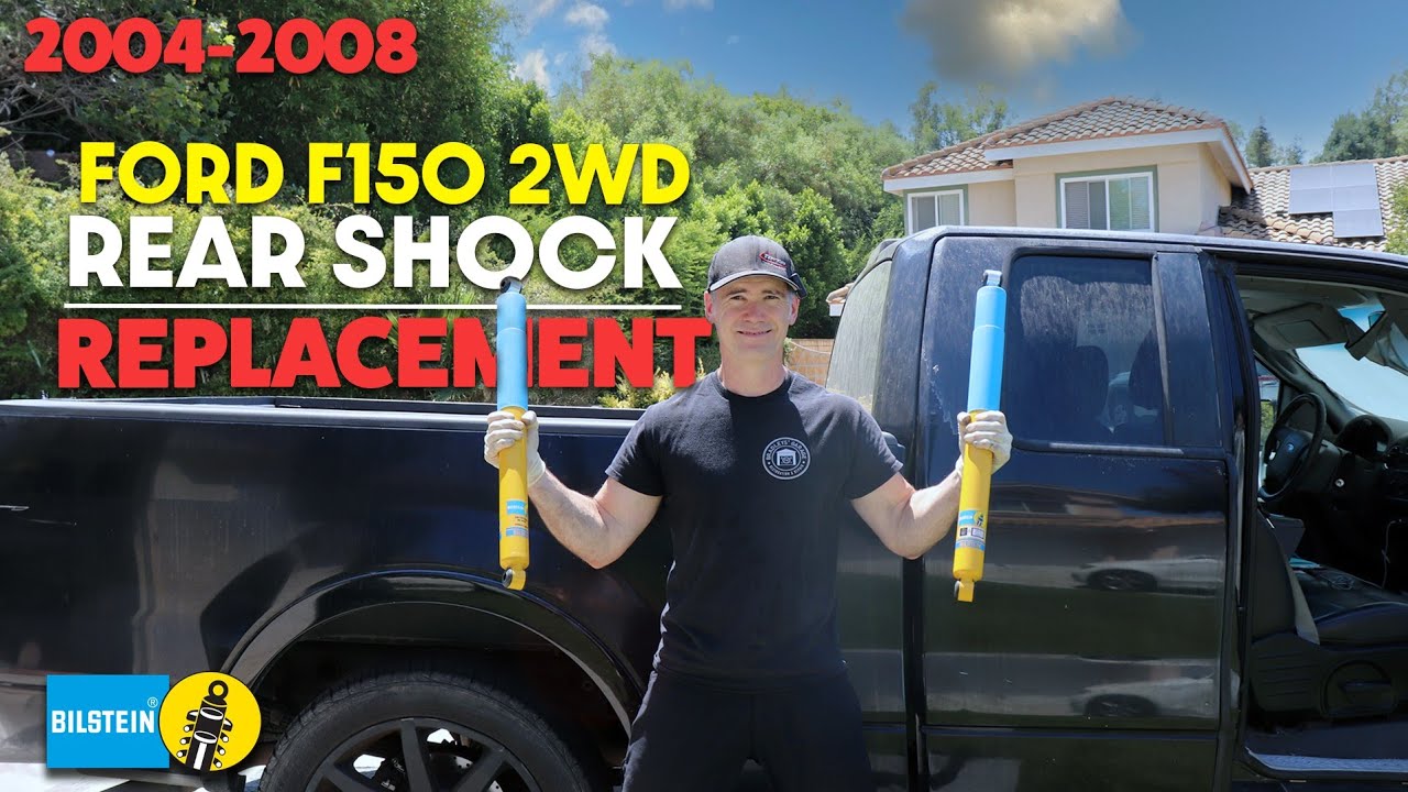2004-2008 F150 Rear Shock Replacement - Bilstein 4600 - YouTube