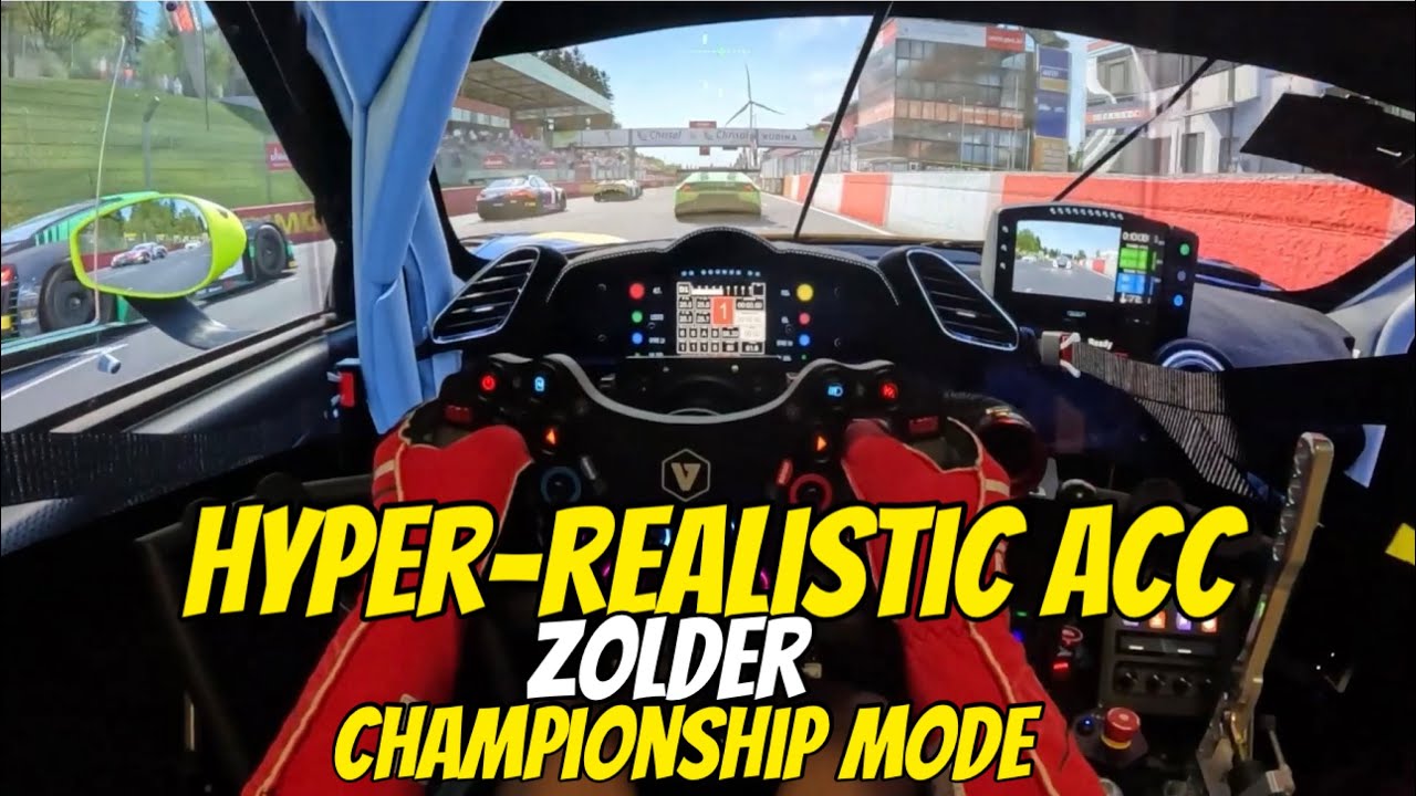 HYPER-REALISTIC Sim Racing - ACC Championship - Zolder | Simucube 2 ...