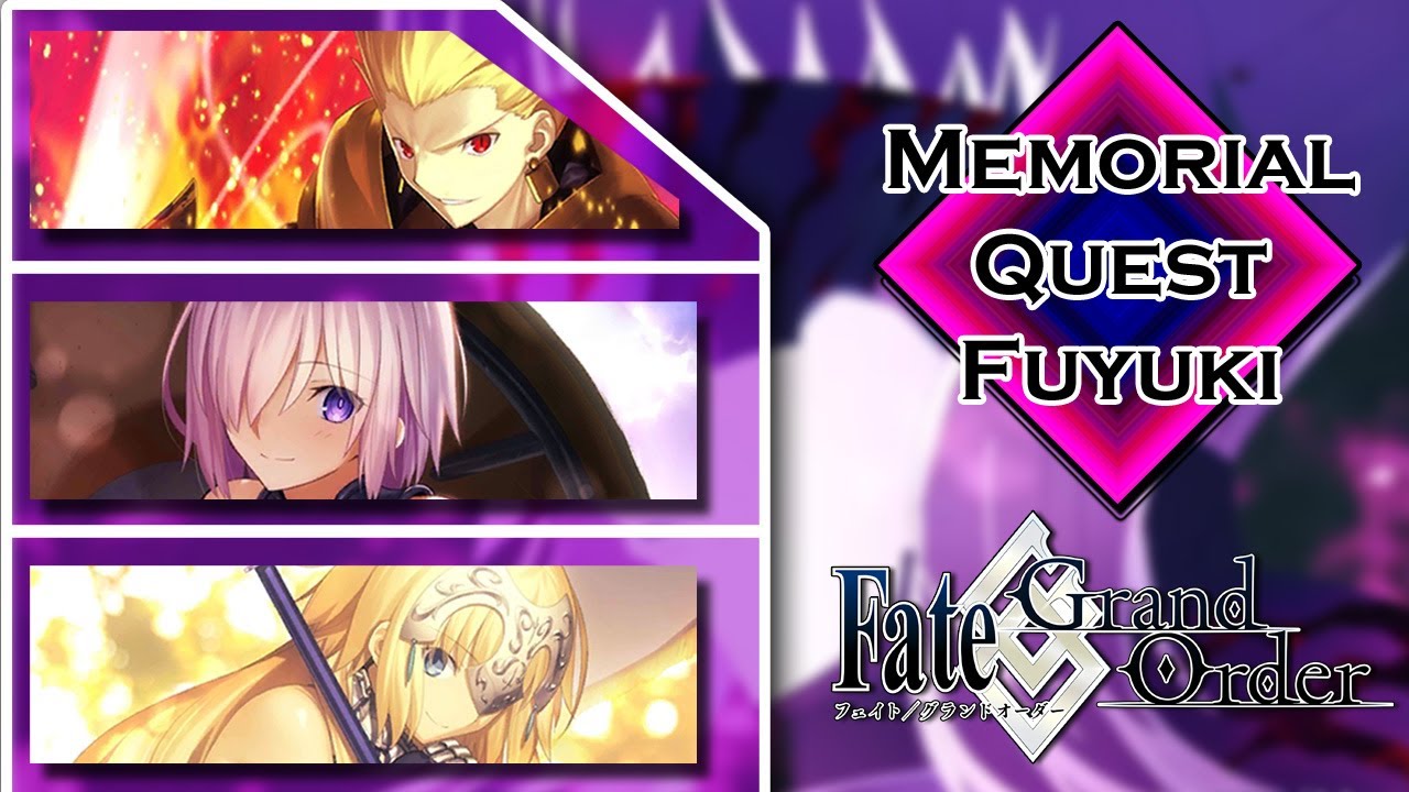 Memorial Quest Fuyuki | Gilgamesh Setup Ft. Felix -Fate Grand Order [CH ...