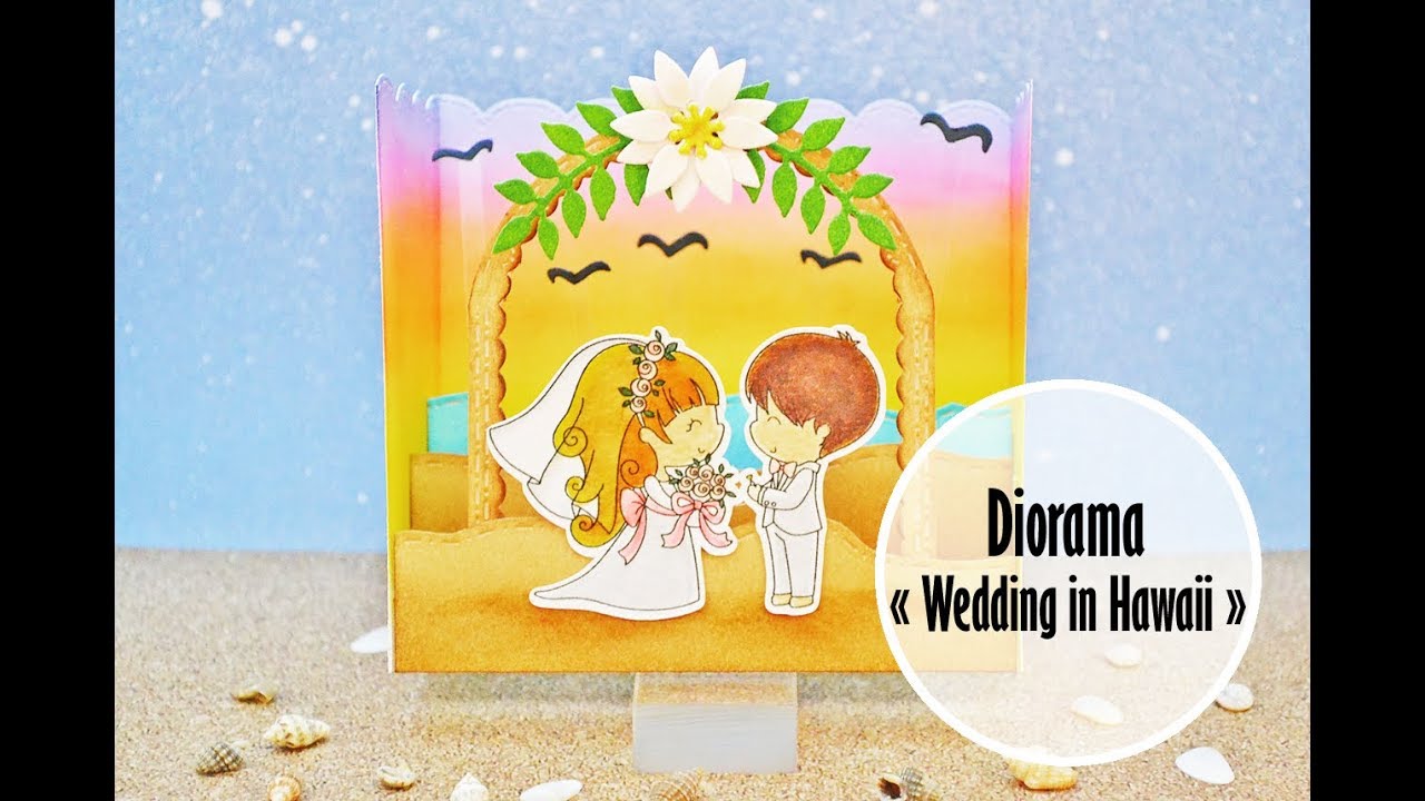 How to build a diorama card - YouTube