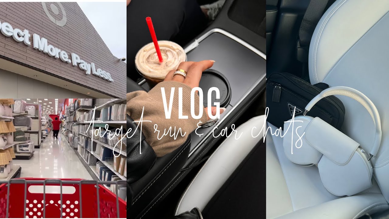VLOG || target run & car chats - YouTube