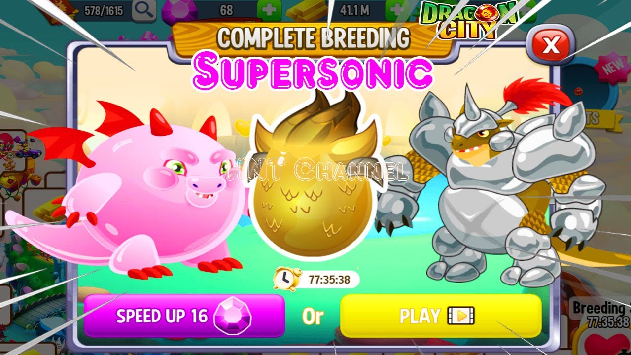 Supersonic Dragon Dragon City