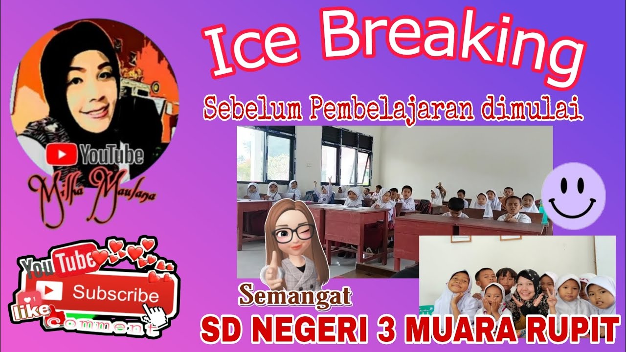 Ice Breaking Sebelum Pembelajaran dimulai Siswa kelas 1 SDN 3 MUARA RUPIT - YouTube