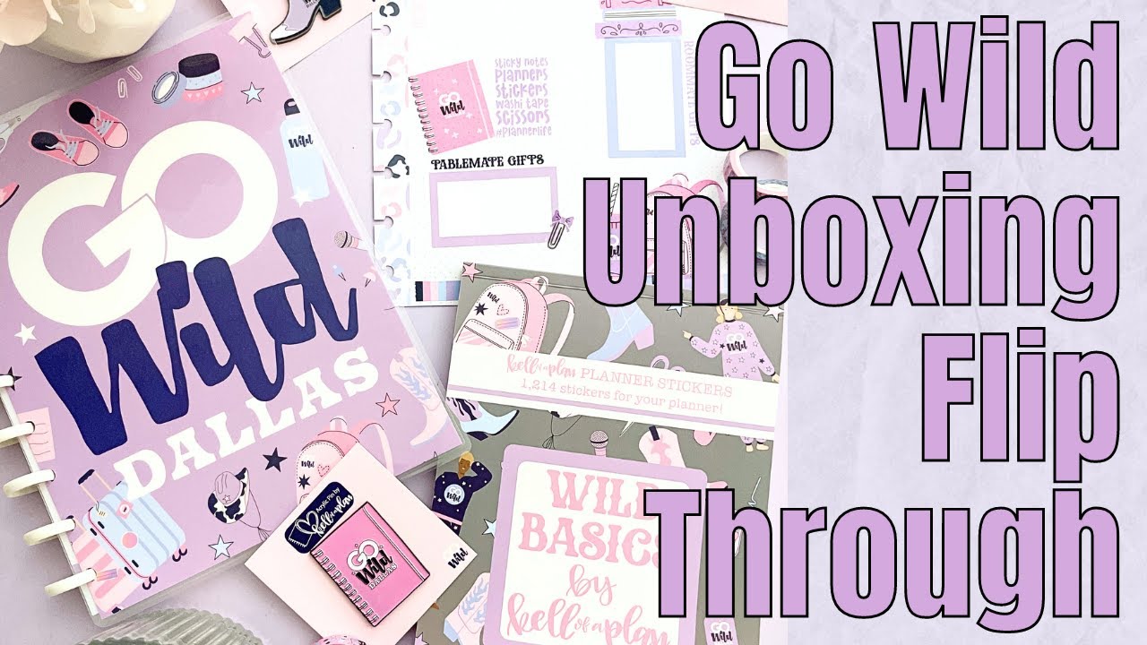 Go Wild 2024 Merch | Kell of a Plan Unboxing & Flip Through | Making a ...