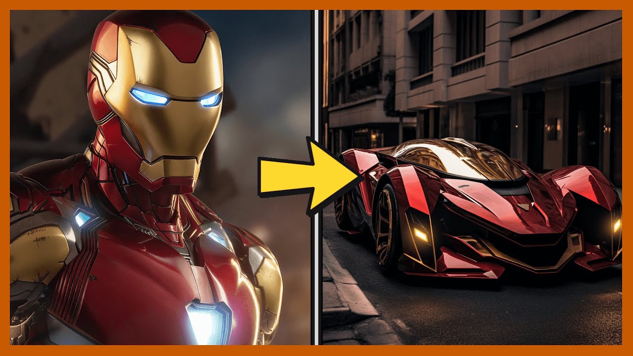 Marvel Characters as Sports Cars, Part 1 | Created by AI - YouTube