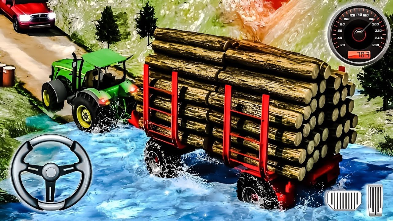 Tractor Driving 3d : Tractor Farming Off Road Simulator 2024 Gameplay ...
