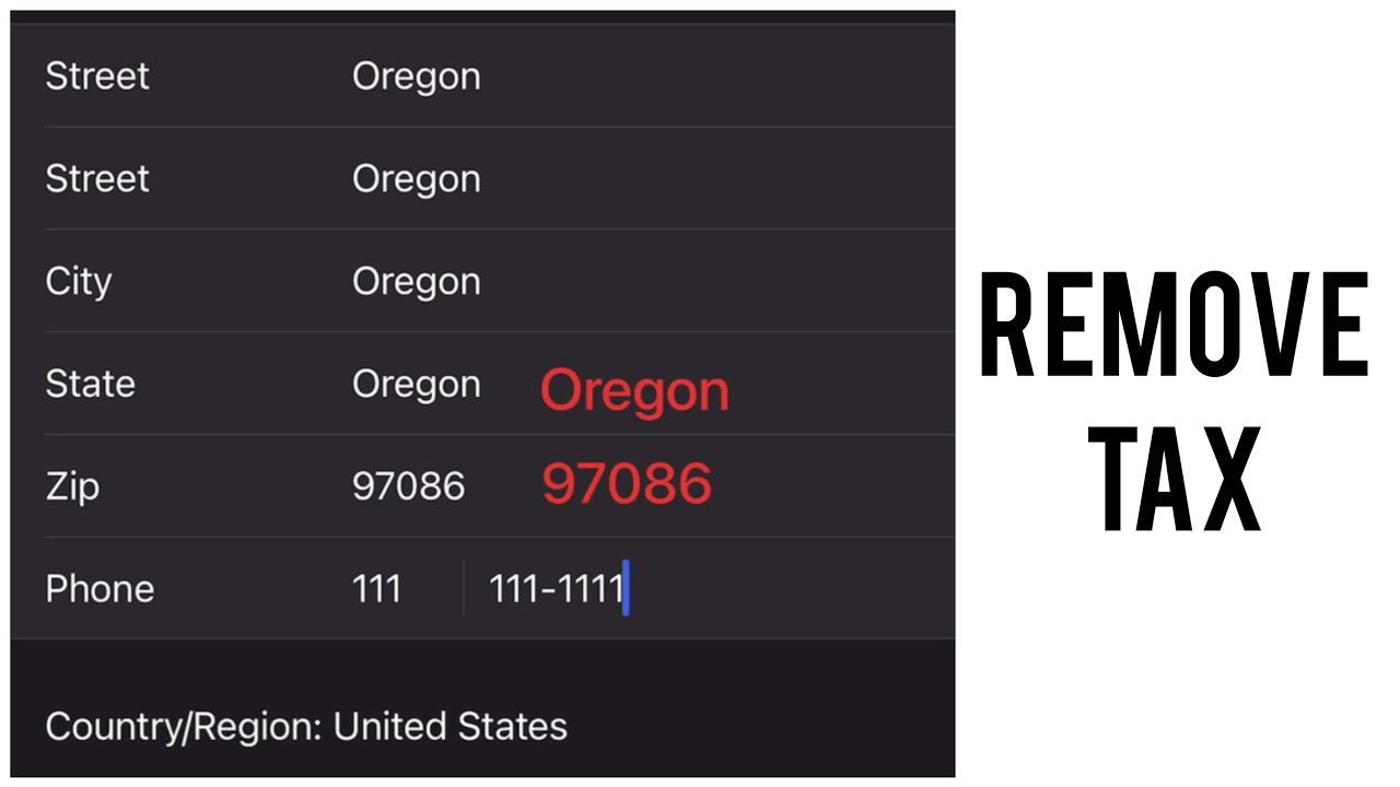 How To Remove TAX Your App Store United State Account - YouTube