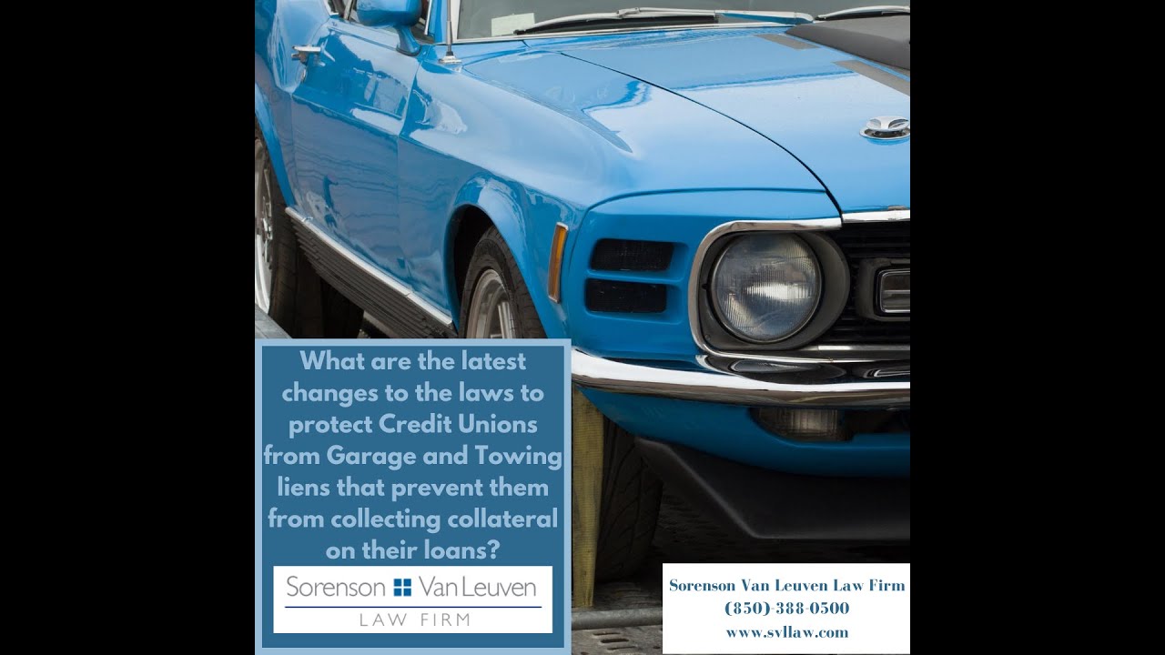Find out about how the new laws protect Credit Unions against Garage ...