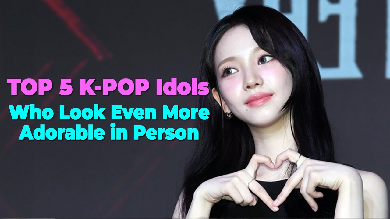 Top 5 Korean Female Idols Who Are Even Cuter in Person - YouTube