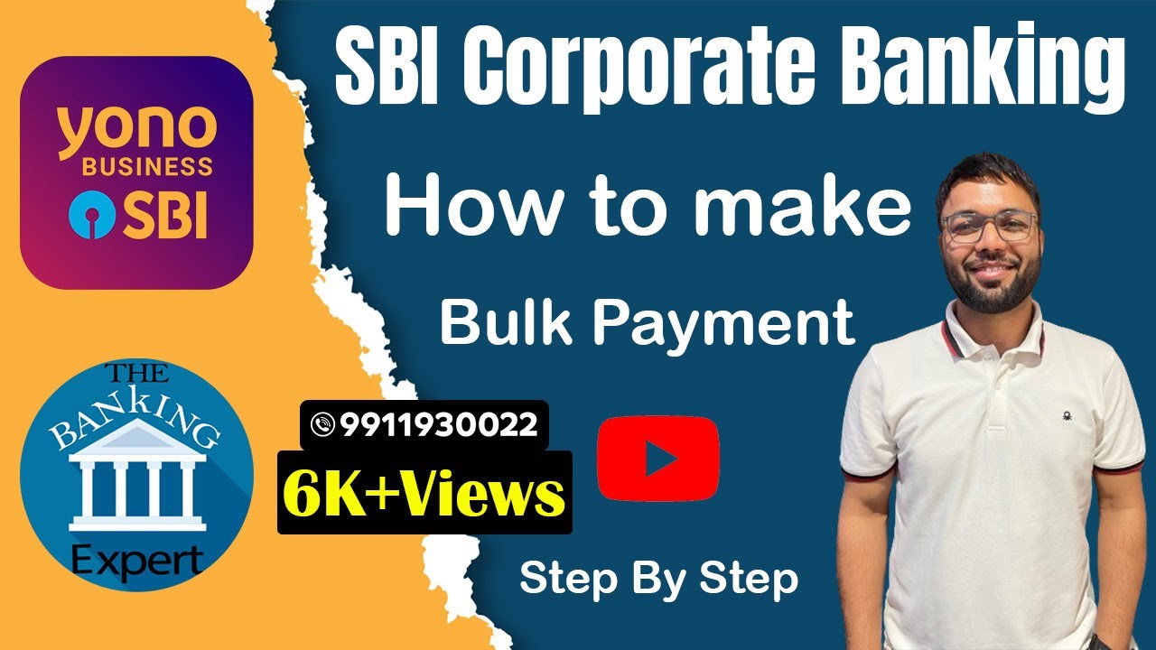 SBI Bulk Payment I Vendor Payment through Yono Business I Salary ...