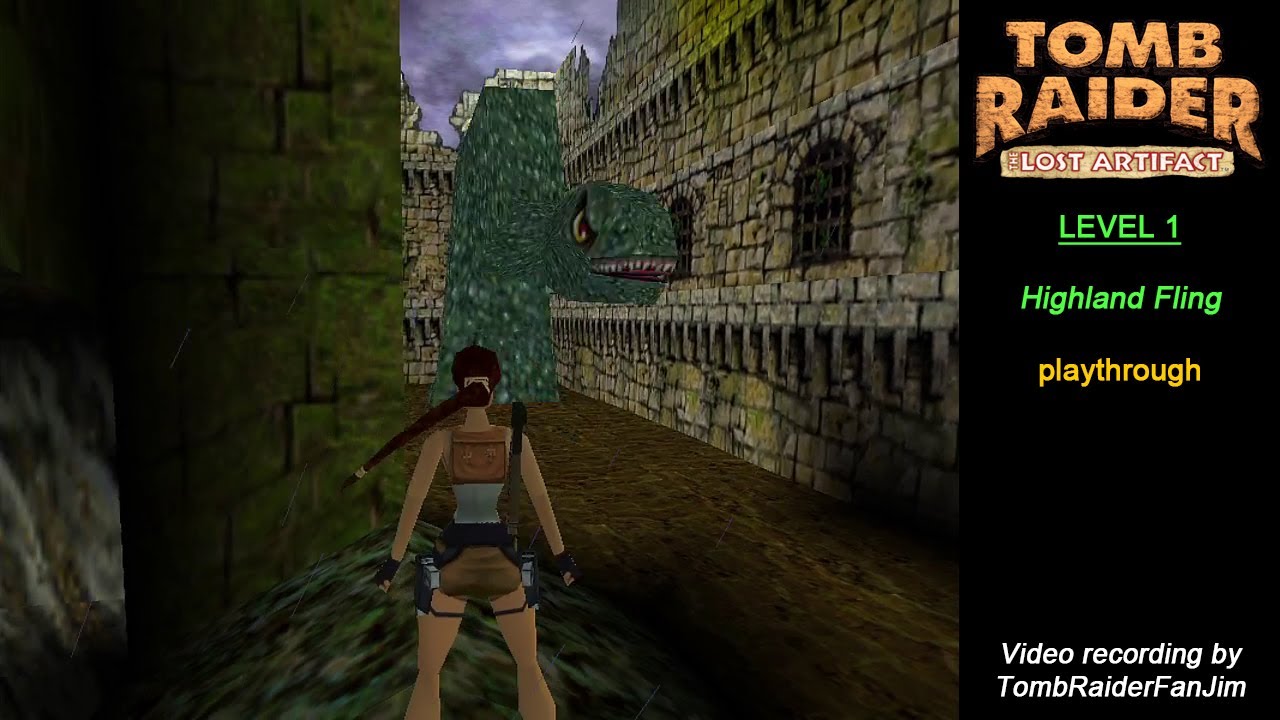 Tomb Raider 3: The Lost Artifact | Level 1: Highland Fling - YouTube
