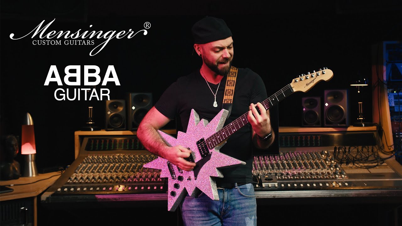 Custom Mensinger Abba Guitar - YouTube