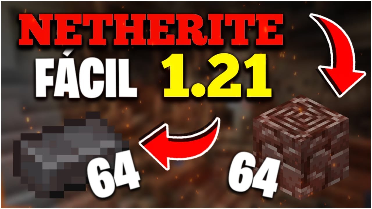 A MANEIRA MAIS FÁCIL DE ACHAR NETHERITE NA 1.21 DO MINECRAFT! - YouTube
