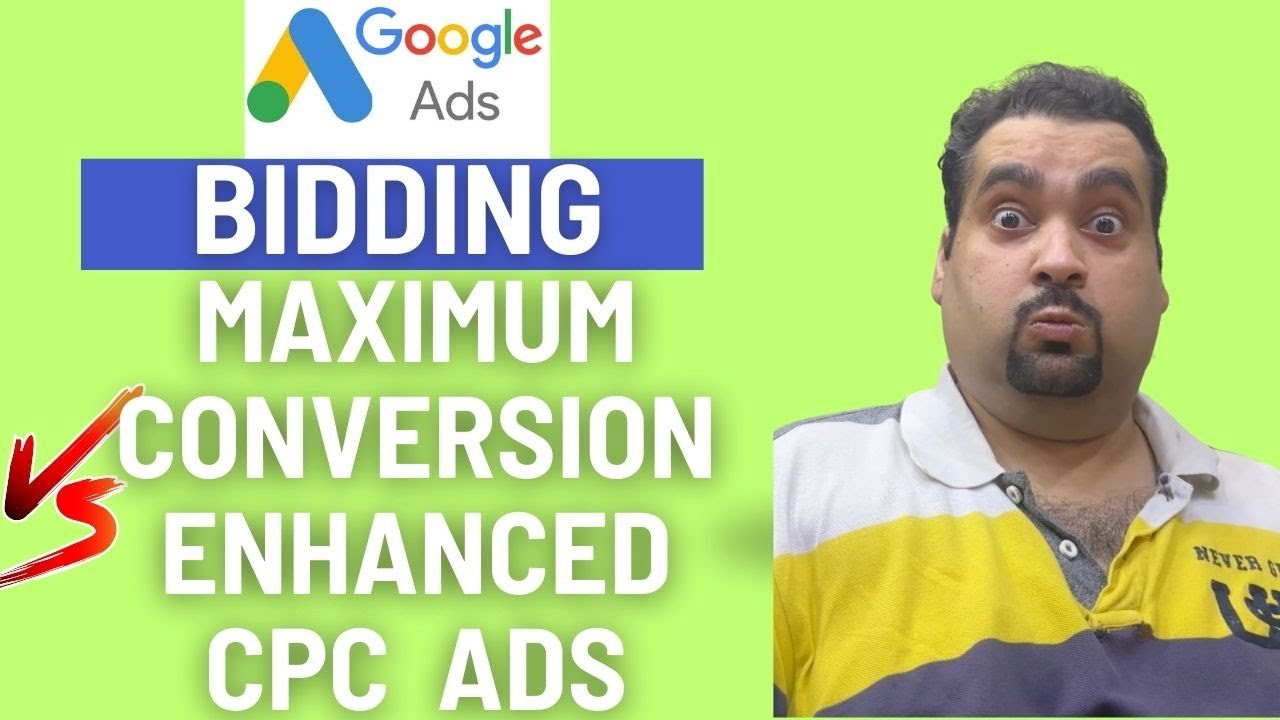 Maximum Conversions vs Enhanced CPC Bidding on Google Ads - YouTube