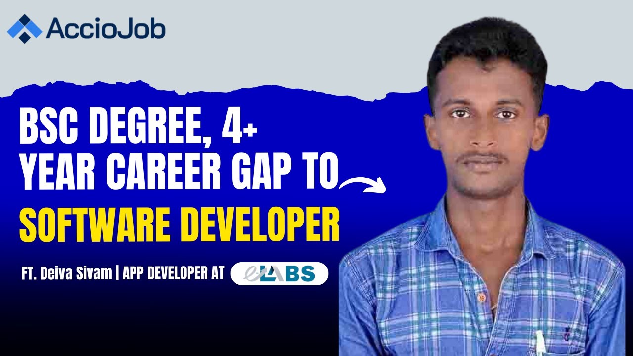 Accio Alumni with a Career Gap of 4+ Years Lands Software Development ...