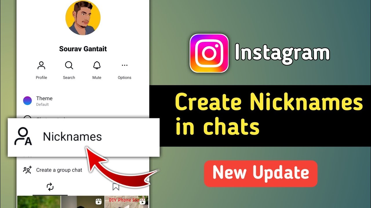 How to Put Nickname in Instagram Chat - YouTube